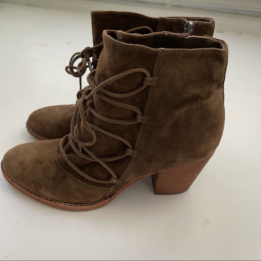 Sam Edelman Brown Millard Booties - Gem